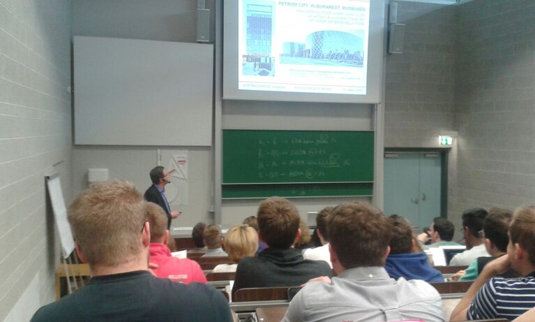 Auftakt der Vortragrsreihe baupraxis