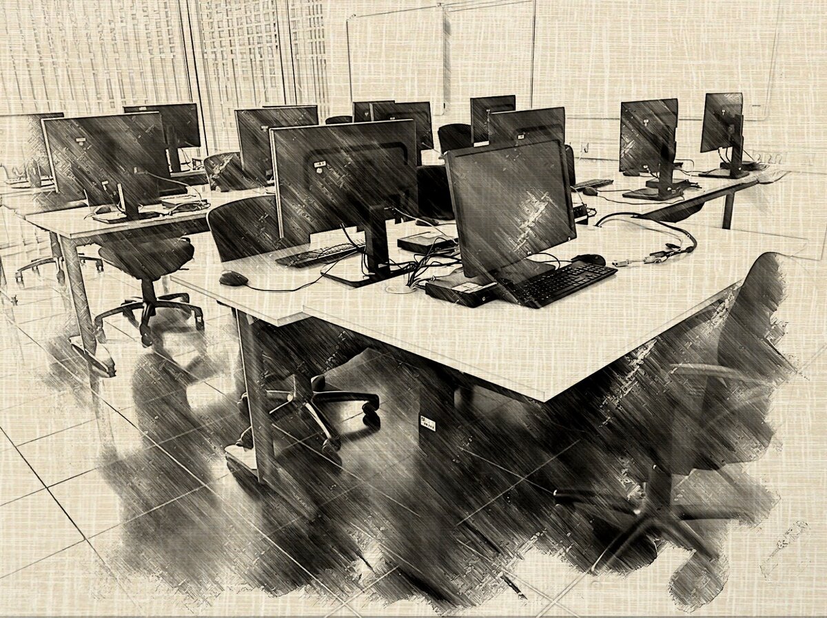 Computerraum für Studierende